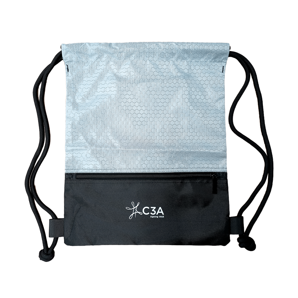 Drawstring Bag with Zipper