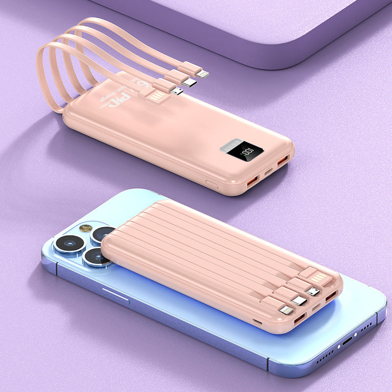 20000mAh PowerBank with Built In Cables