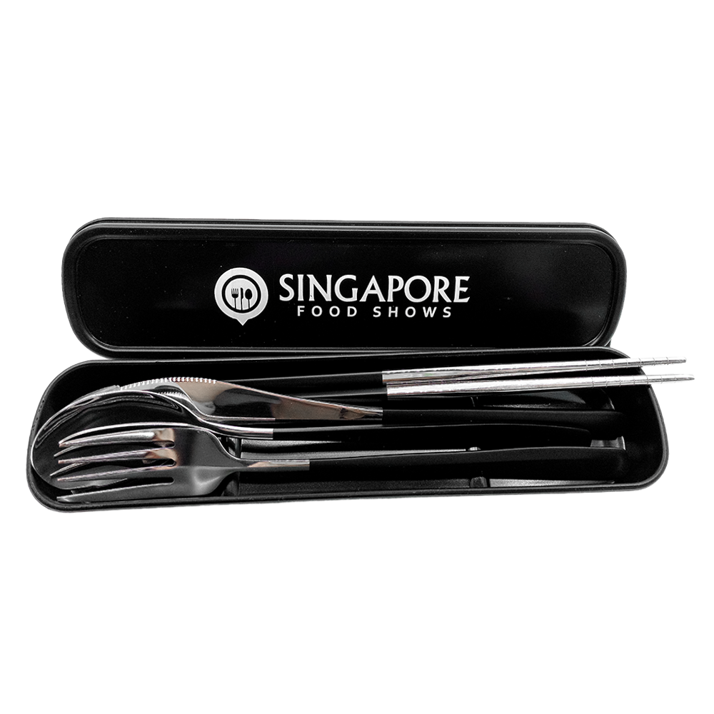 Stainless Steel 3-pcs Korean Cutlery Set