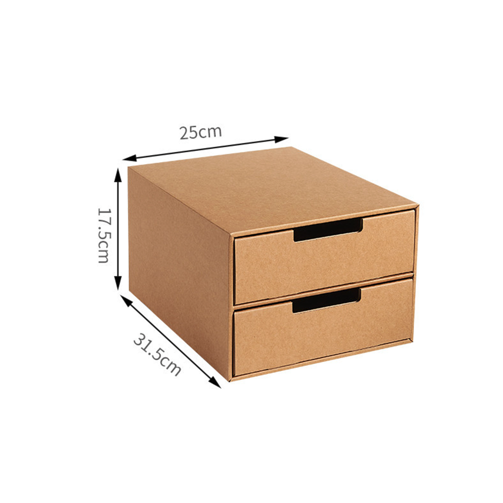 Kraft Drawer Storage Box