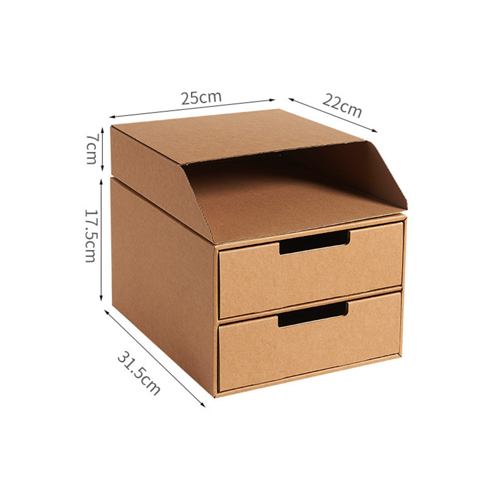 Kraft Drawer Storage Box