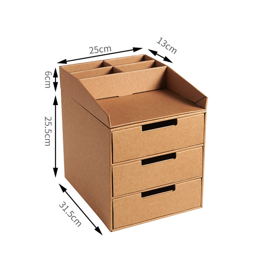 Kraft Drawer Storage Box