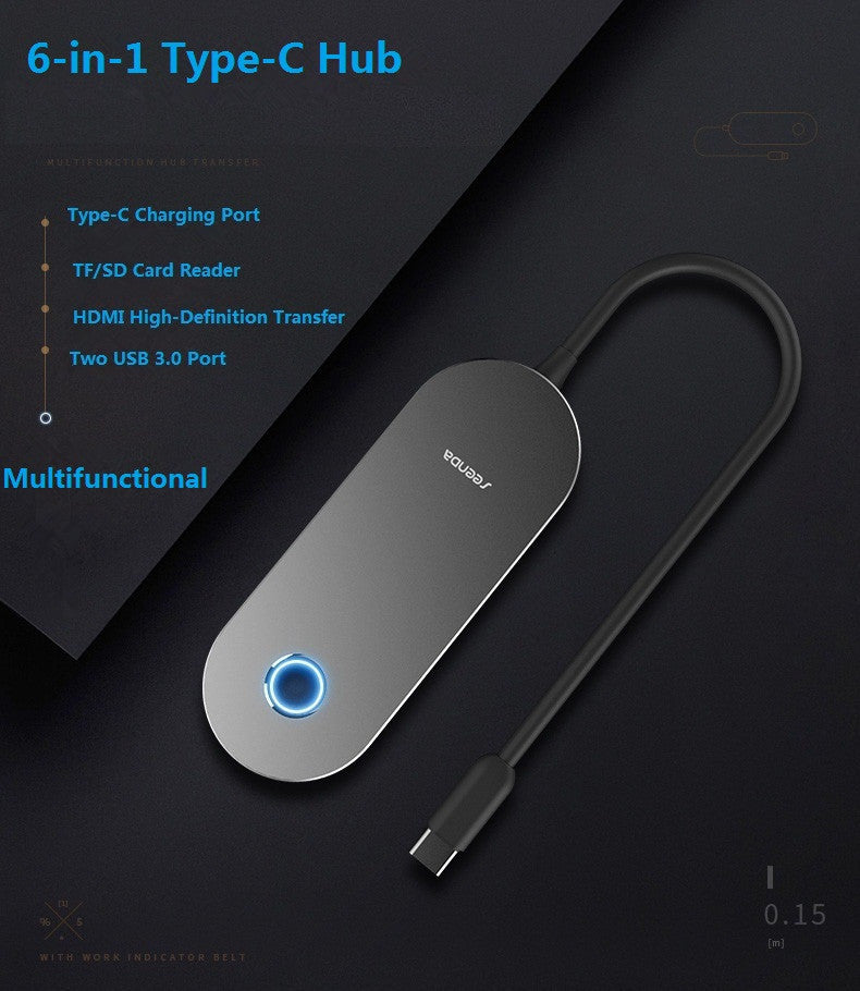 Aluminium Multi-Port Type-C Hub - YG Corporate Gift