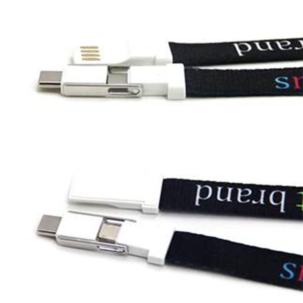 3 in 1 Lanyard Chargine Cable for Micro USB - YG Corporate Gift