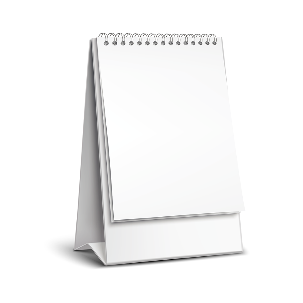 Fully Customisable Standing Calendar with Hard Backing - YG Corporate Gift