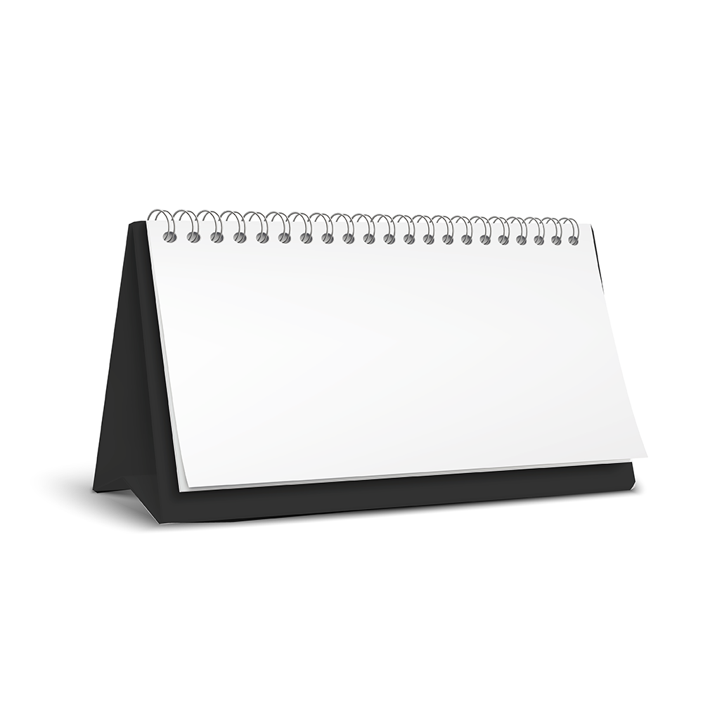 Fully Customisable Standing Calendar with Hard Backing - YG Corporate Gift