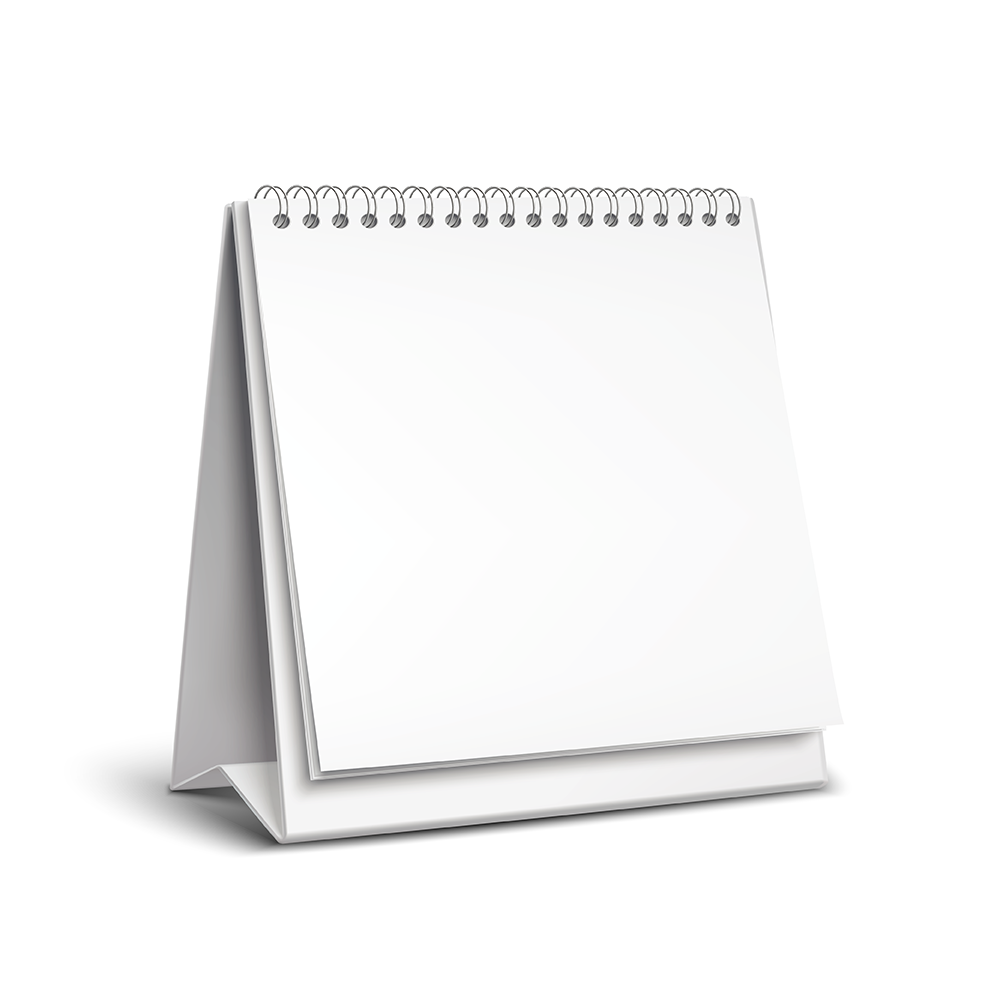 Fully Customisable Standing Calendar with Hard Backing - YG Corporate Gift