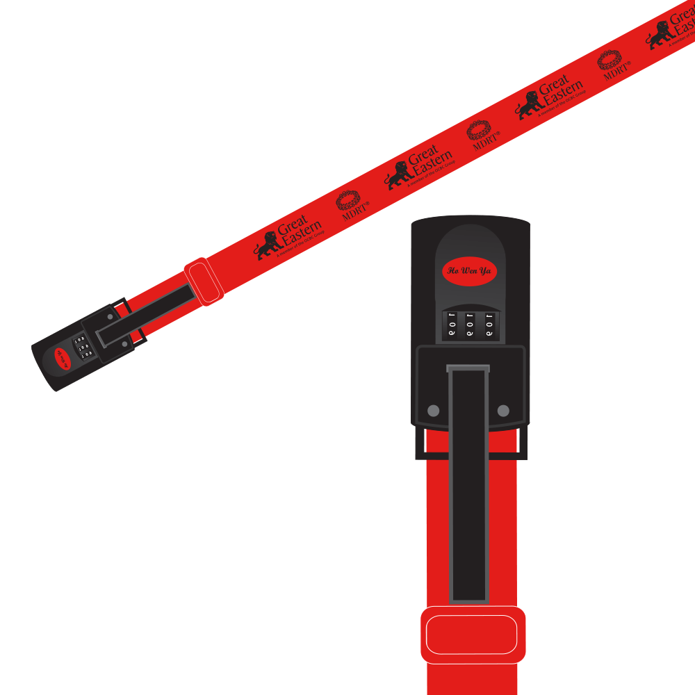 Luggage Strap with Weighing Scale + Lock - YG Corporate Gift