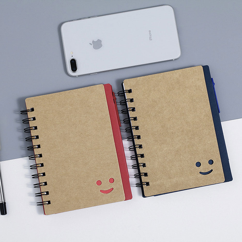 Kraft Paper coil with Pen and Post-it - YG Corporate Gift