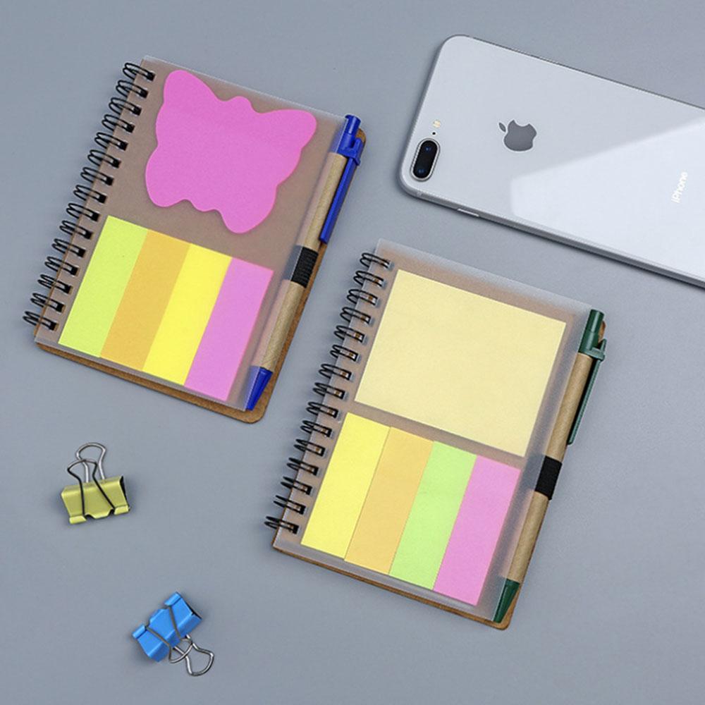 Kraft Paper diary with Post-it Pad and Pen - YG Corporate Gift