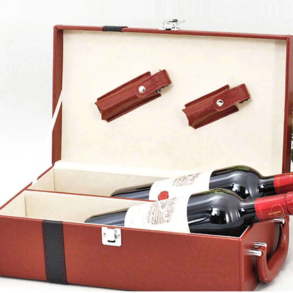 Leather Wine Gift Set - YG Corporate Gift