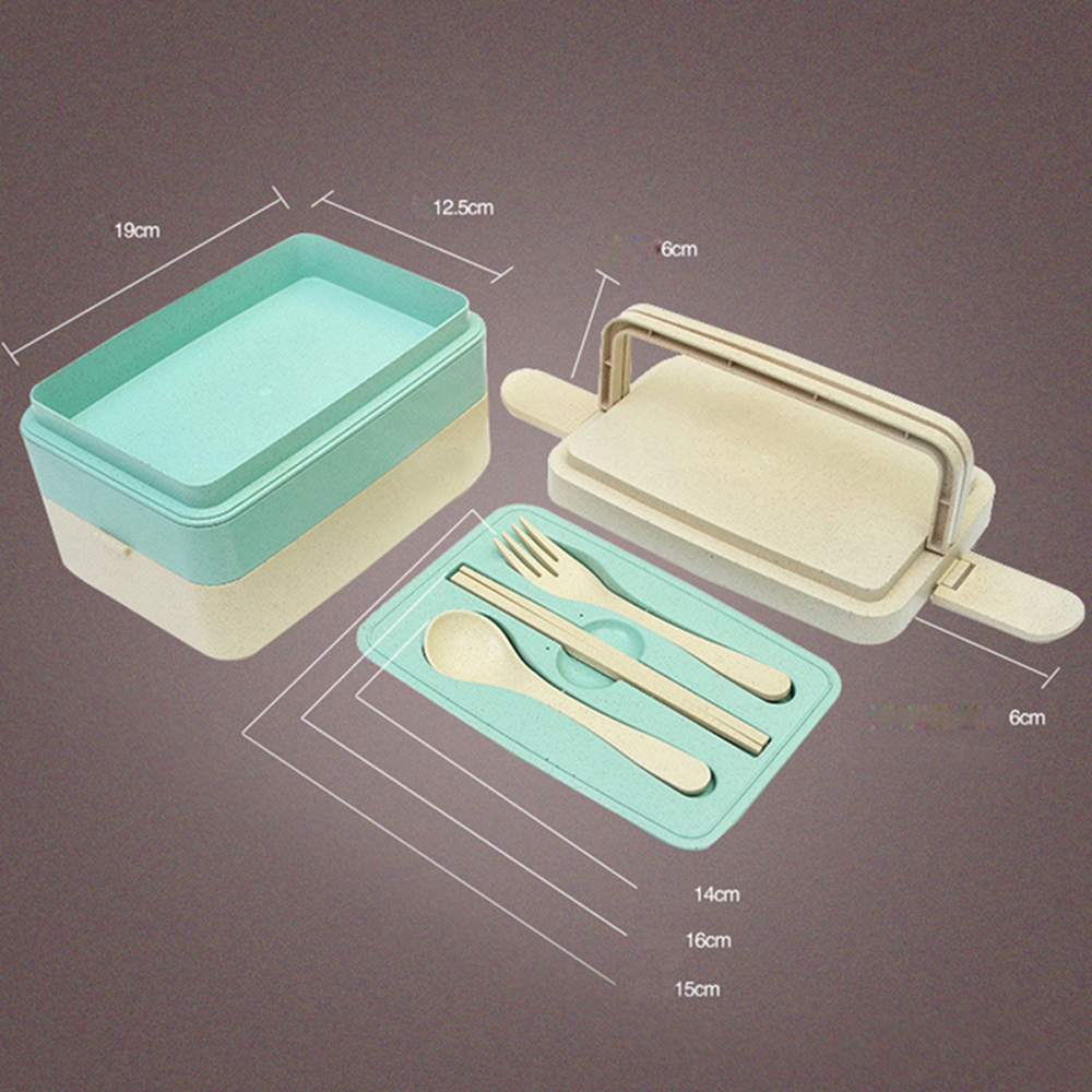 Wheat Straw Lunch Box - YG Corporate Gift