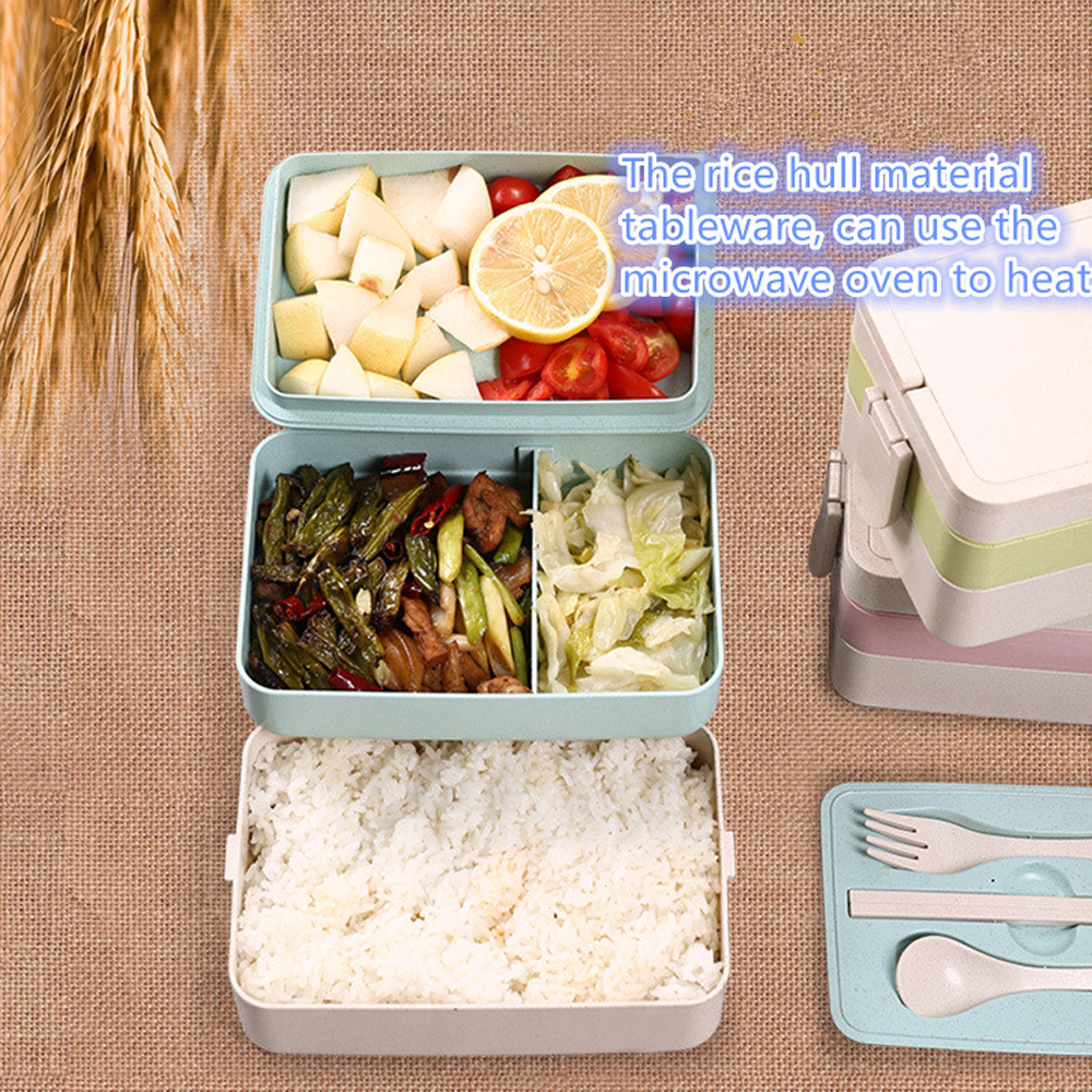 Wheat Straw Lunch Box - YG Corporate Gift