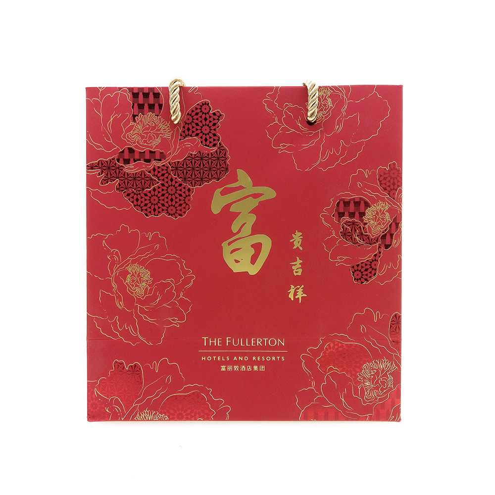 Customised Mandarin Orange Paper Bag