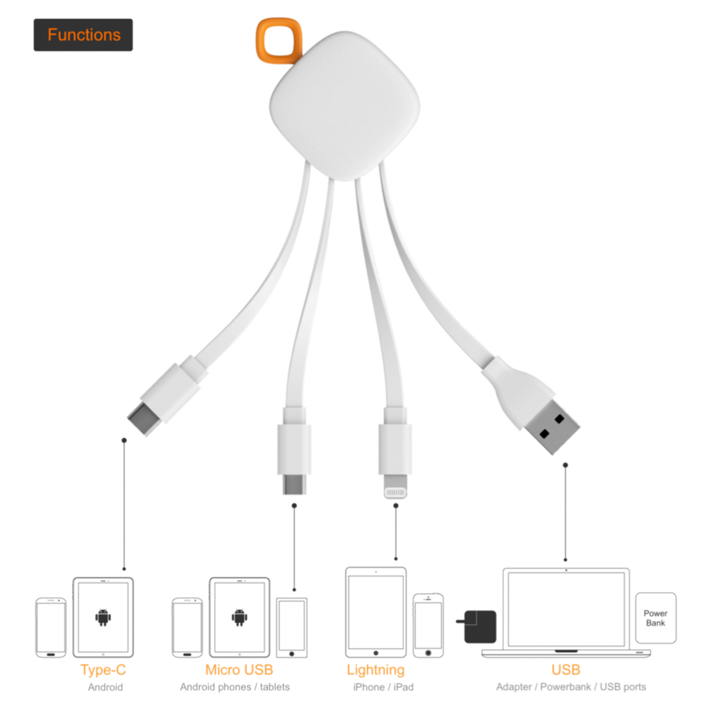 USB Multi Cable Adapter - YG Corporate Gift